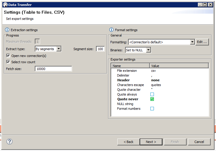 Cannot select record separator for CSV export · Issue #6831 · dbeaver/dbeaver · GitHub