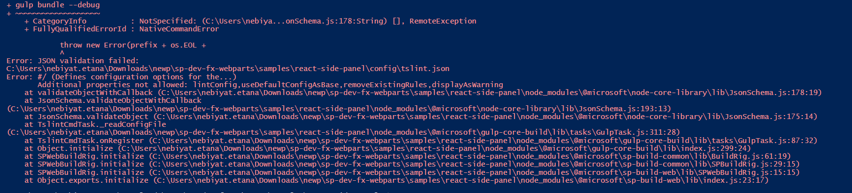 Currently Working On Sp Dev Fx Webparts Am Getting Error After I Deploy And Insert The Webpart
