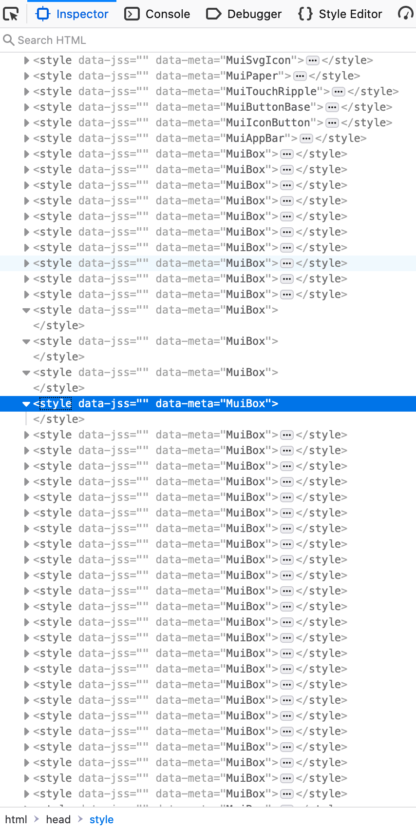 Next.js output contains empty tags · Issue #21893 · mui/material-ui · GitHub