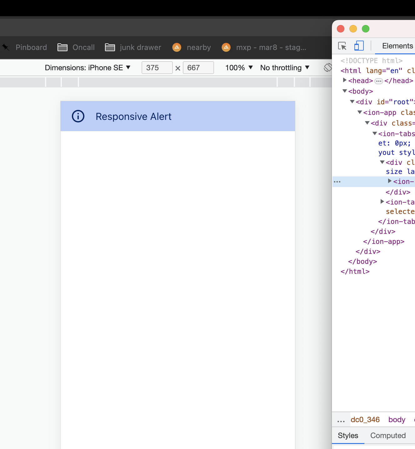 useBreakpointValue does not work when using Chrome's mobile device emulator · Issue #3529 · aws ...