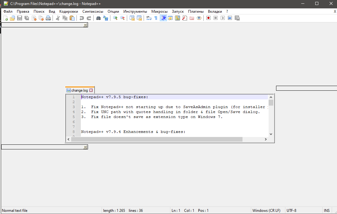 Empty panels · Issue #9760 · notepad-plus-plus/notepad-plus-plus · GitHub