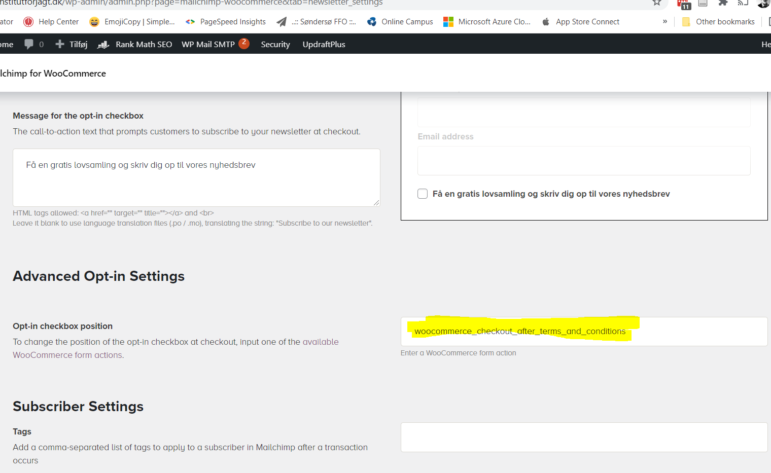 Mailchimp Gdpr Fields Not Syncing · Issue 810 · Mailchimpmc Woocommerce · Github 