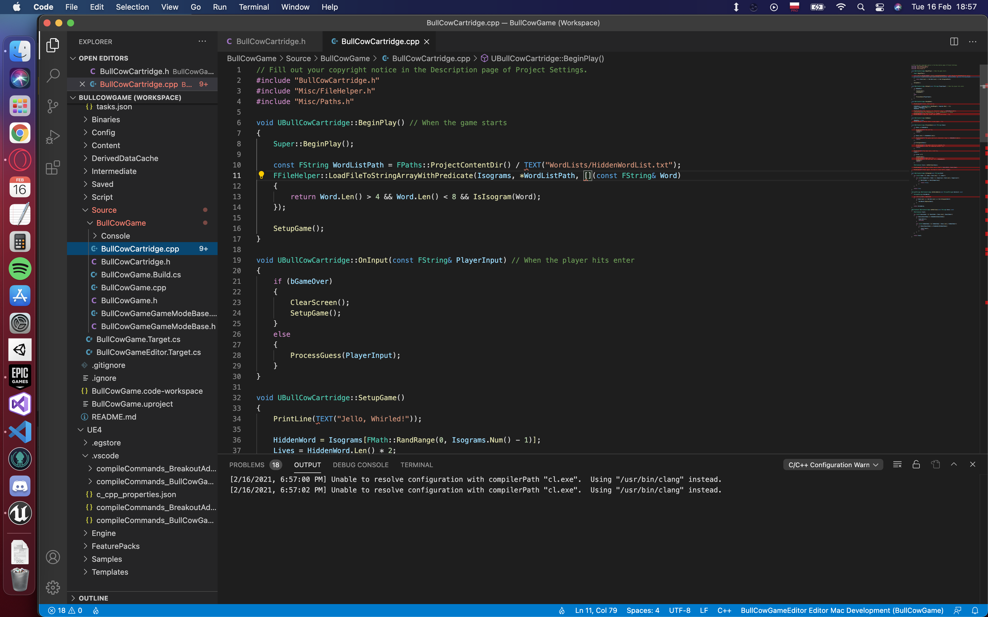 Error squiggles with Unreal Engine 4.26 built from source on github and ...