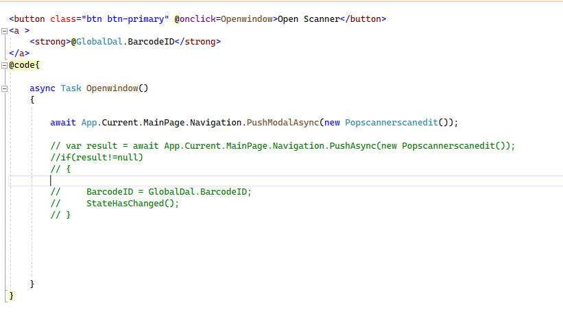 .net maui Blazor app and need to scan qr code with front camera · Issue #2 · Scandit/datacapture ...