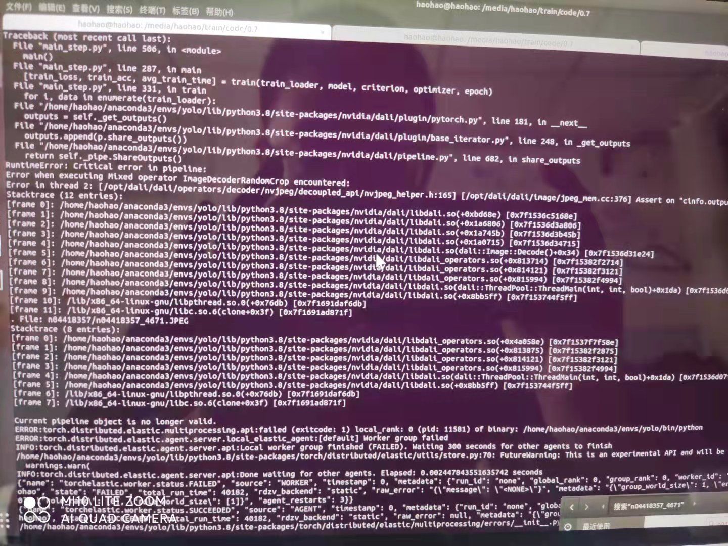 DALI Error when executing Mixed operator; Assert on cinfo.output_height = cinfo.output_scanline ...