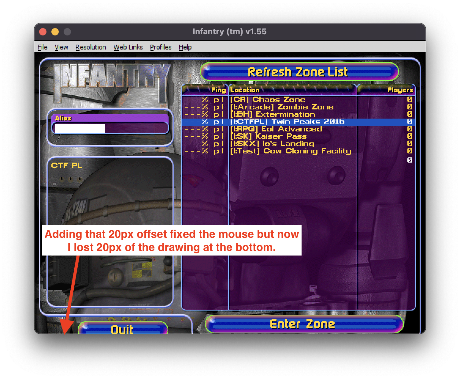 Infantry Online (1999) · Issue #138 · FunkyFr3sh/cnc-ddraw · GitHub