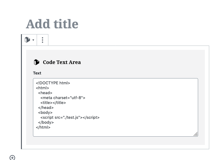 Adding HTML with a Script in textarea · Issue #521 · getblocklab/block-lab · GitHub
