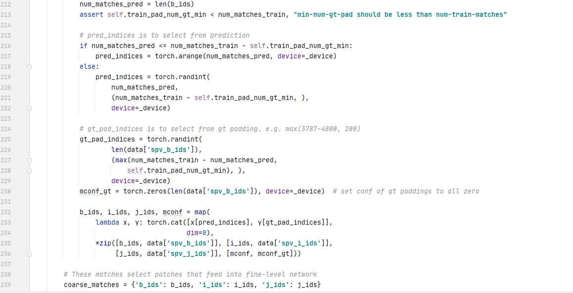 Questions about padding for training in coarse matching. · Issue #84 ...