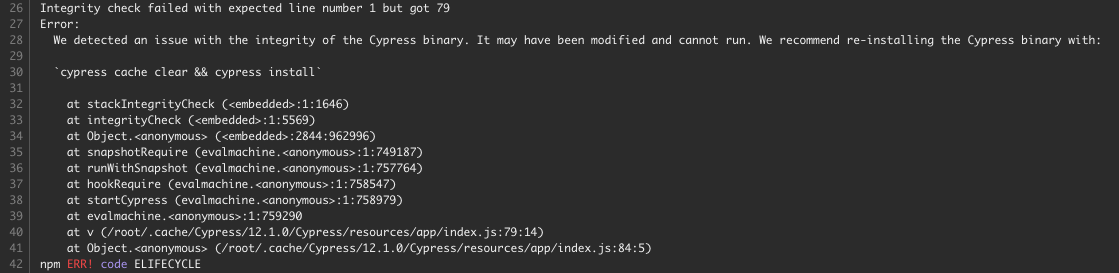 Failed to run Cypress 12.0.2 on centos7 · Issue #25081 · cypress-io/cypress · GitHub