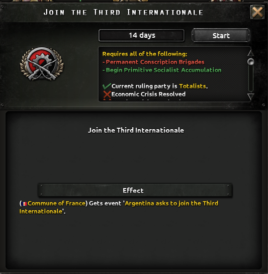 Fop More Loc Needed For Join Internatonale Focus · Issue 7795 · Kaiserreichkaiserreich 4 3146