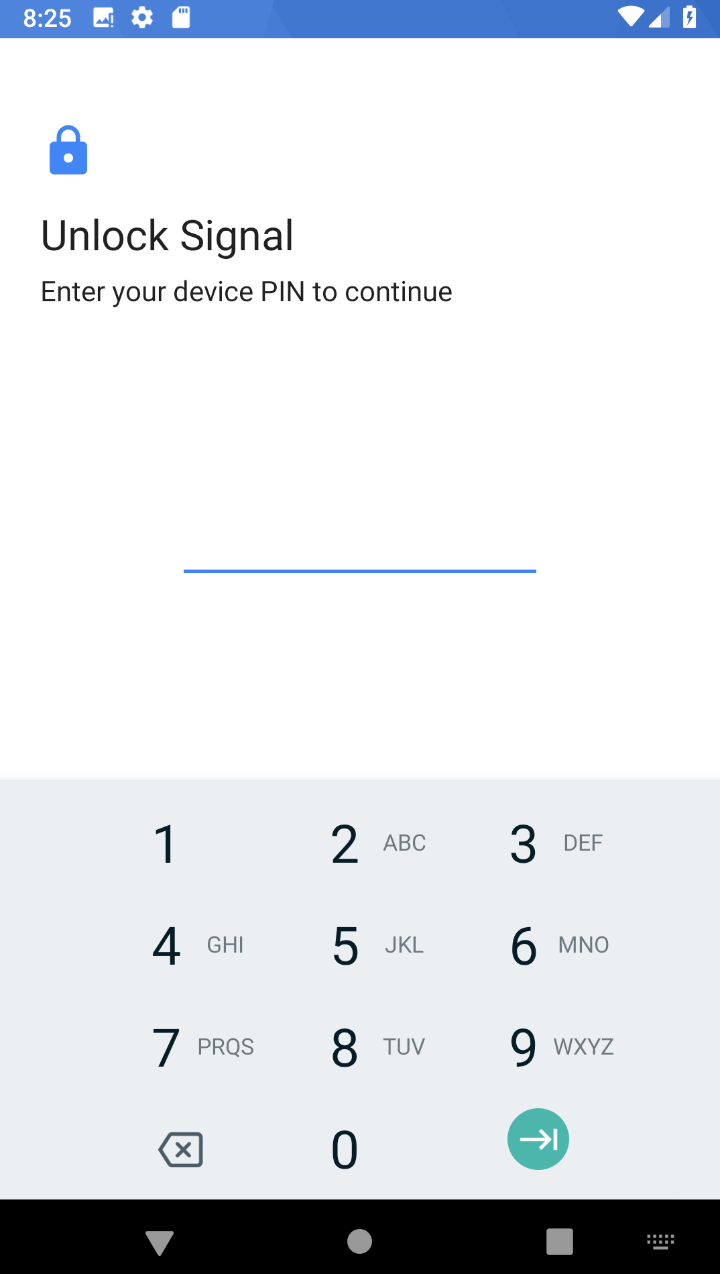 "Unlock Signal" PIN screen is white in dark theme · Issue #9179 · signalapp/Signal-Android · GitHub