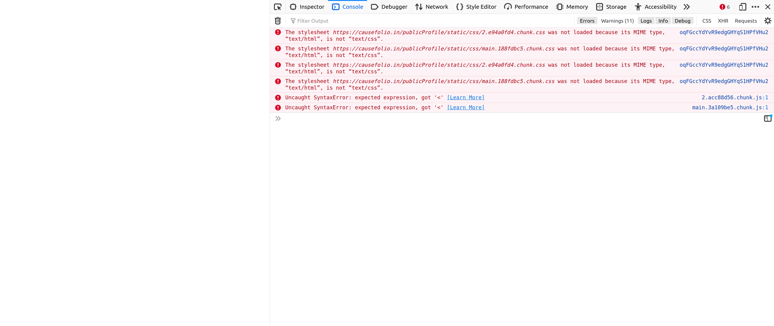Problems in Profile and drawers · Issue #107 · codeforcauseorg/causefolio · GitHub