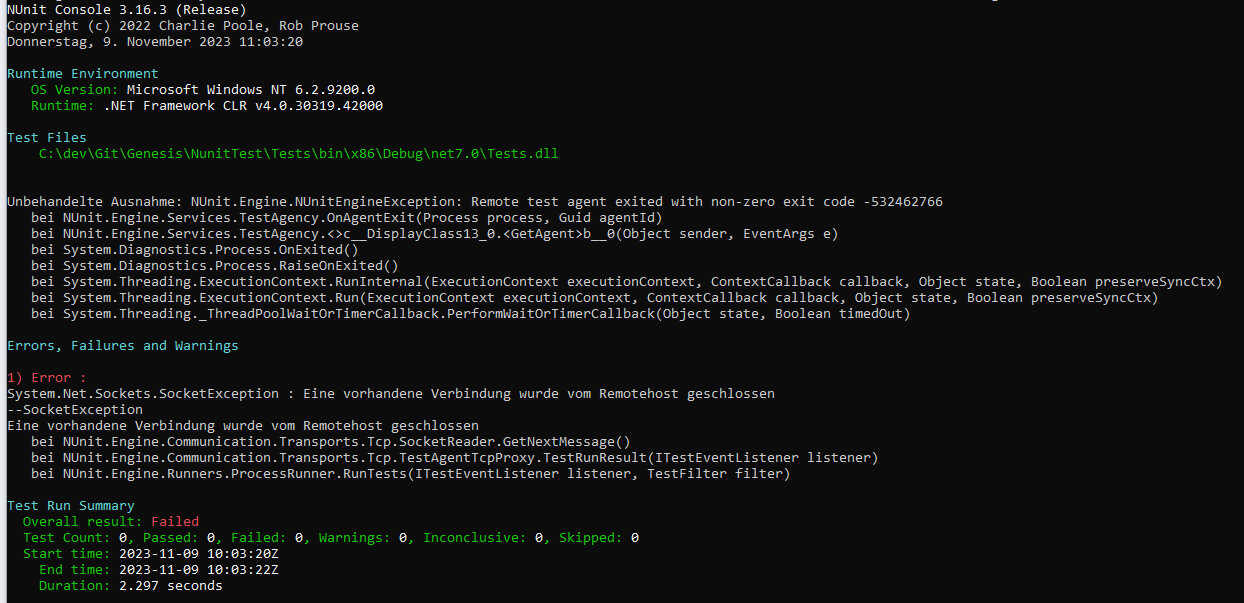 Crash When Executing X86 7 0 Assembly On 3 16 3 · Issue 1369 · Nunit Nunit Console · Github