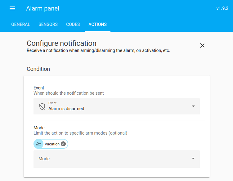 Action shot when not touching · Issue #464 · nielsfaber/alarmo · GitHub