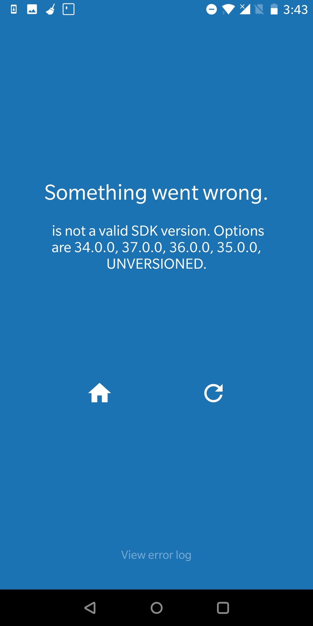 Error: Invalid sdkVersion in Android after exp start · Issue #6 · OpenCOVID19CoughCheck ...