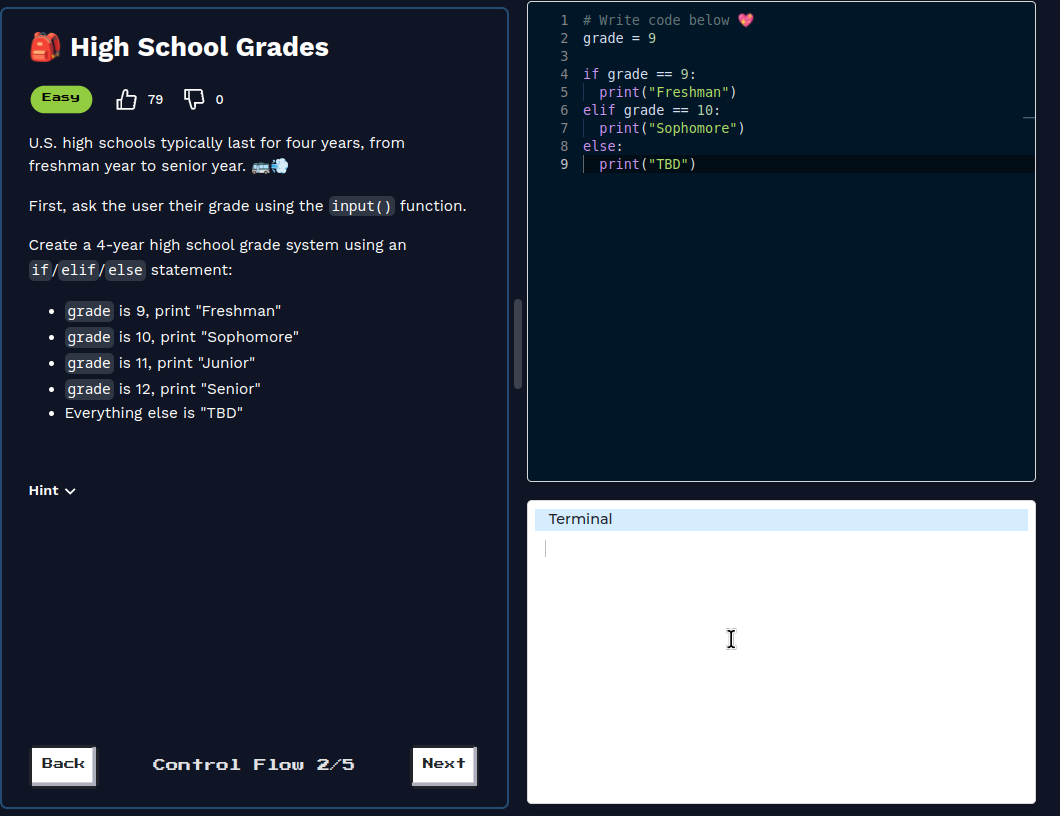 Control flow challenge pack issue · Issue #40 · codedex-io/python-101 ... Control flow challenge pack issue · Issue #40 · codedex-io/python-101 ...