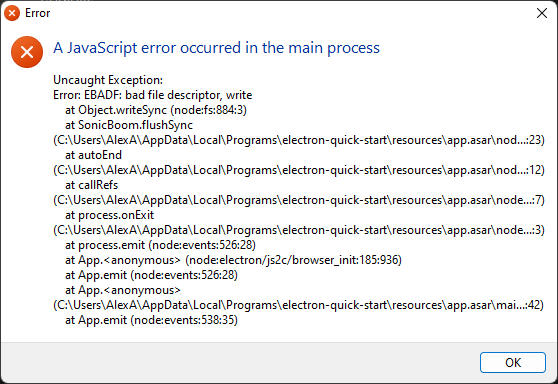 Uncaught Exception: Error: EBADF: bad file descriptor, write · Issue #4159 · fastify/fastify ...