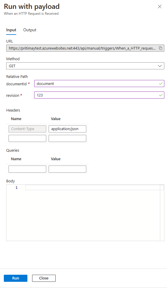 Workflow URL generated for Request Trigger with path parameters not correct. · Issue #2557 ...