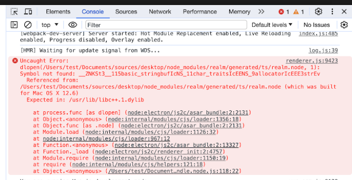 Realm 12.x + Electron package fails to load on macOS Catalina (10.15.x) · Issue #6210 · realm ...
