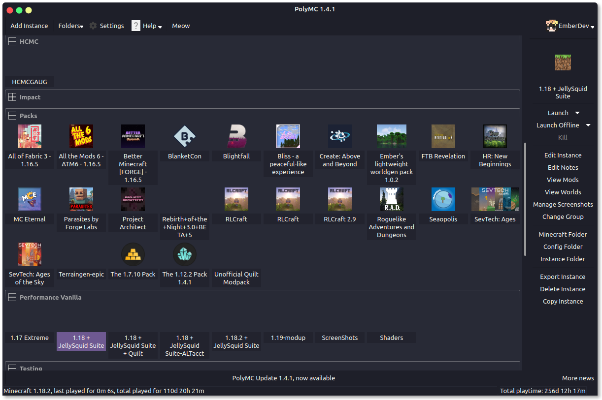 All default icons dissapeared in polyMC 1.4.x · Issue #1009 · PolyMC ...