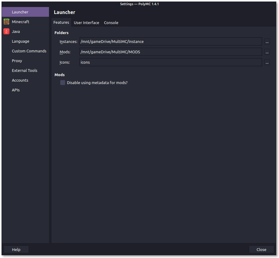 All default icons dissapeared in polyMC 1.4.x · Issue #1009 · PolyMC/PolyMC · GitHub