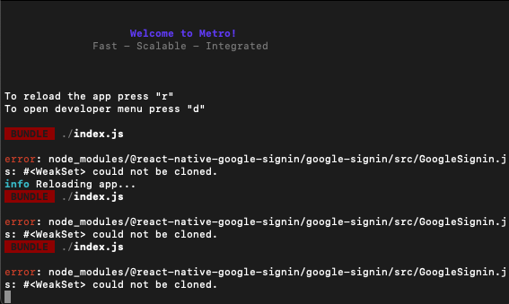 Google Signin could not be cloned · Issue #960 · react-native-google-signin/google-signin · GitHub