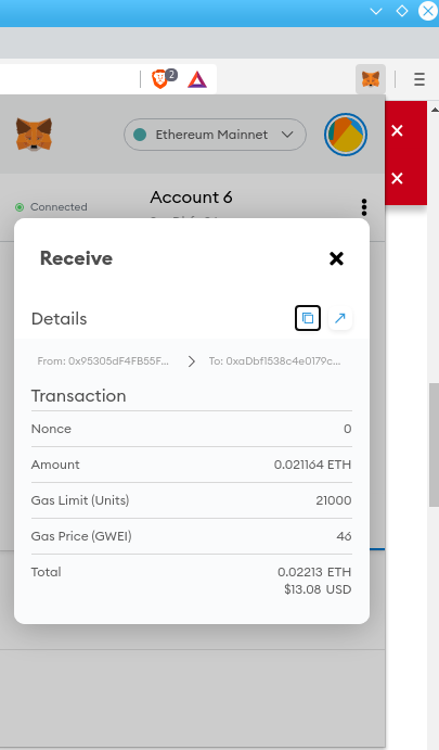 Transaction shows up on blockchain but not in app · Issue #10076 · MetaMask/metamask-extension ...