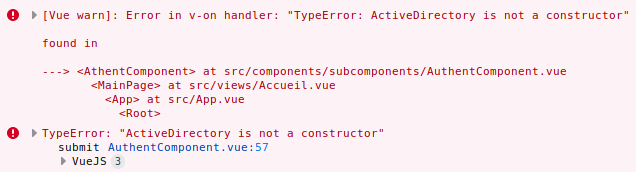 Error in v-on handler: "TypeError: ActiveDirectory is not a constructor" · Issue #211 · gheeres ...