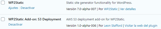 WP2Static built from master won't detect the S3 exporter (also built on master) · Issue #558 ...