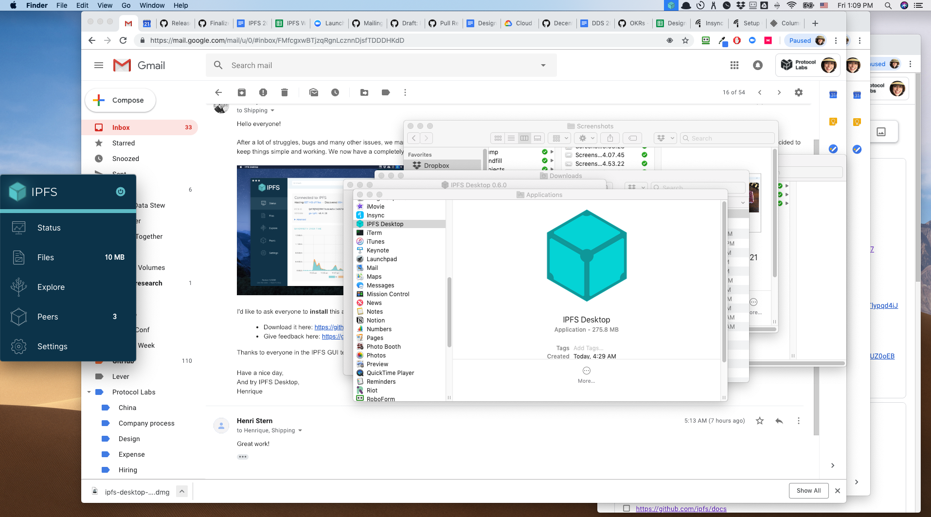 Menu Bar Always Open In The Main Display · Issue 756 · Ipfsipfs Desktop · Github