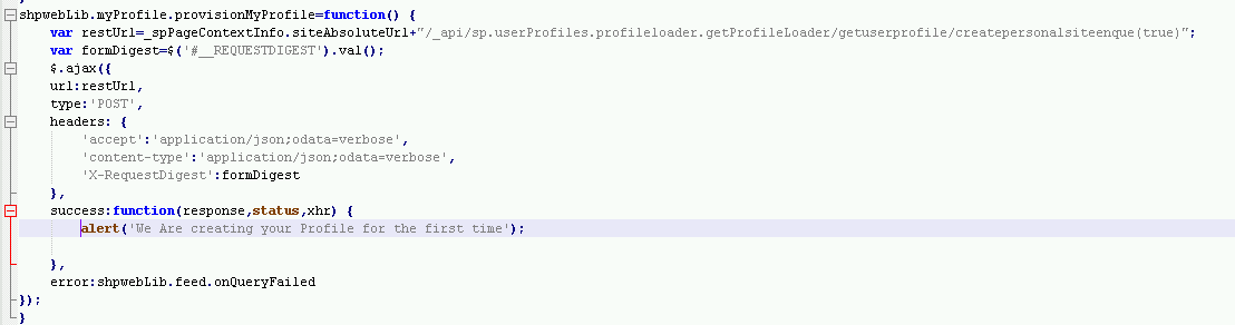 Create Personal Site Using REST API · Issue #5220 · SharePoint/sp-dev-docs · GitHub