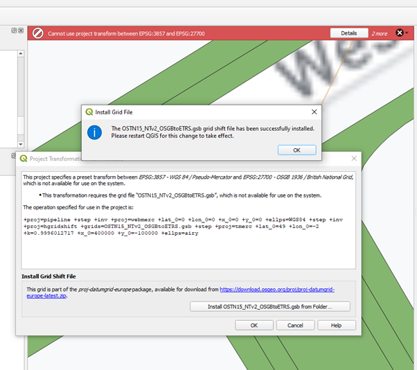 Cannot normalize transform between EPSG:3857 and EPSG:27700 · Issue ...