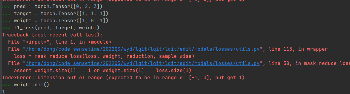 [Bug] masked_loss cannot handle tensor.dim == 1 · Issue #1371 · open-mmlab/mmagic · GitHub