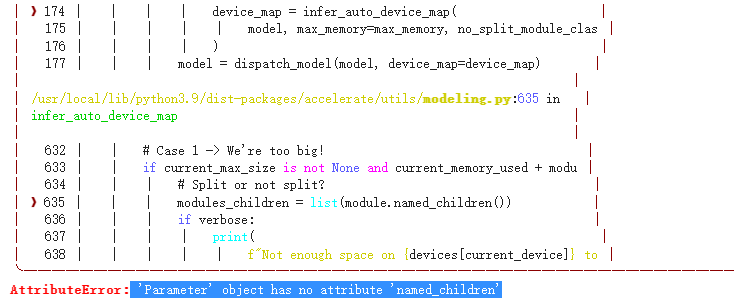 'Parameter' object has no attribute 'named_children' · Issue #17 · visual-openllm/visual-openllm ...