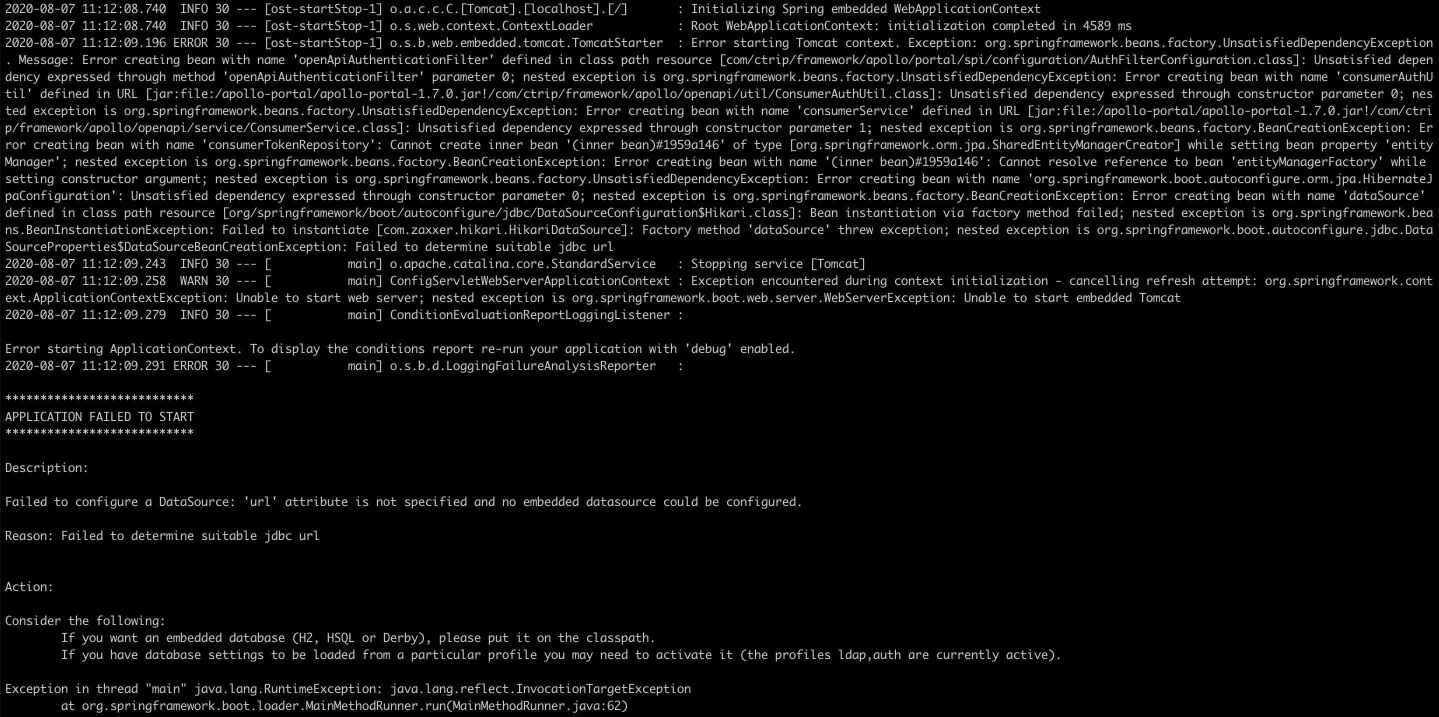 使用helm 部署apollo portal报错 · Issue #3229 · apolloconfig/apollo · GitHub