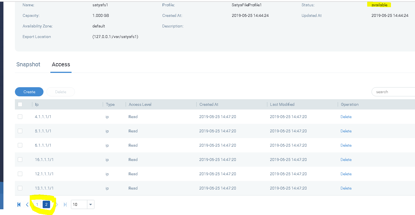 DashBoard-FileShare: FileShare not creating all the rules given · Issue #928 · sodafoundation ...