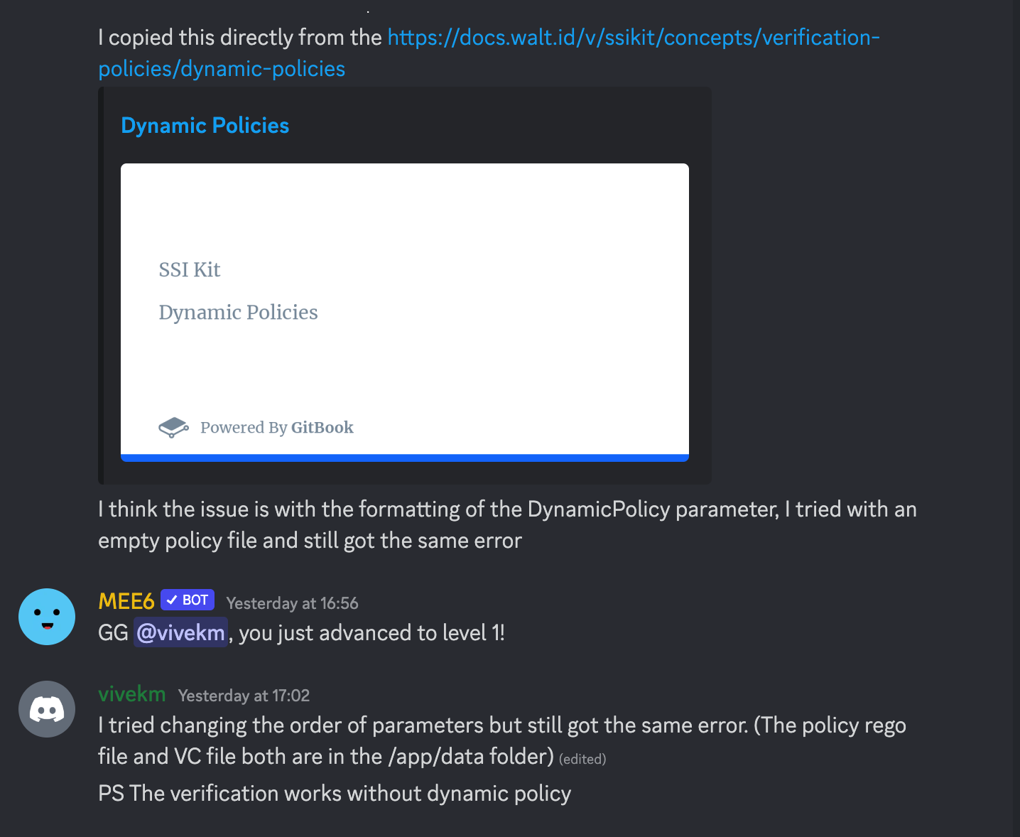 VC Verification With Dynamic Policies · Issue #202 · walt-id/waltid-ssikit · GitHub