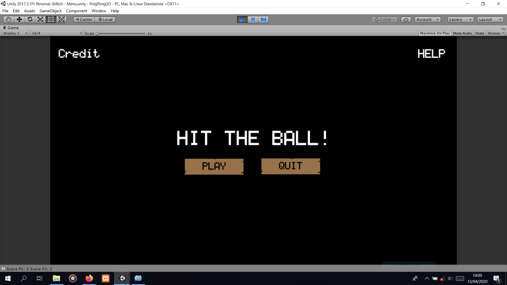 GitHub - tiaraarista/Ping-Pong2D: Submision Dicoding Game Pong2D