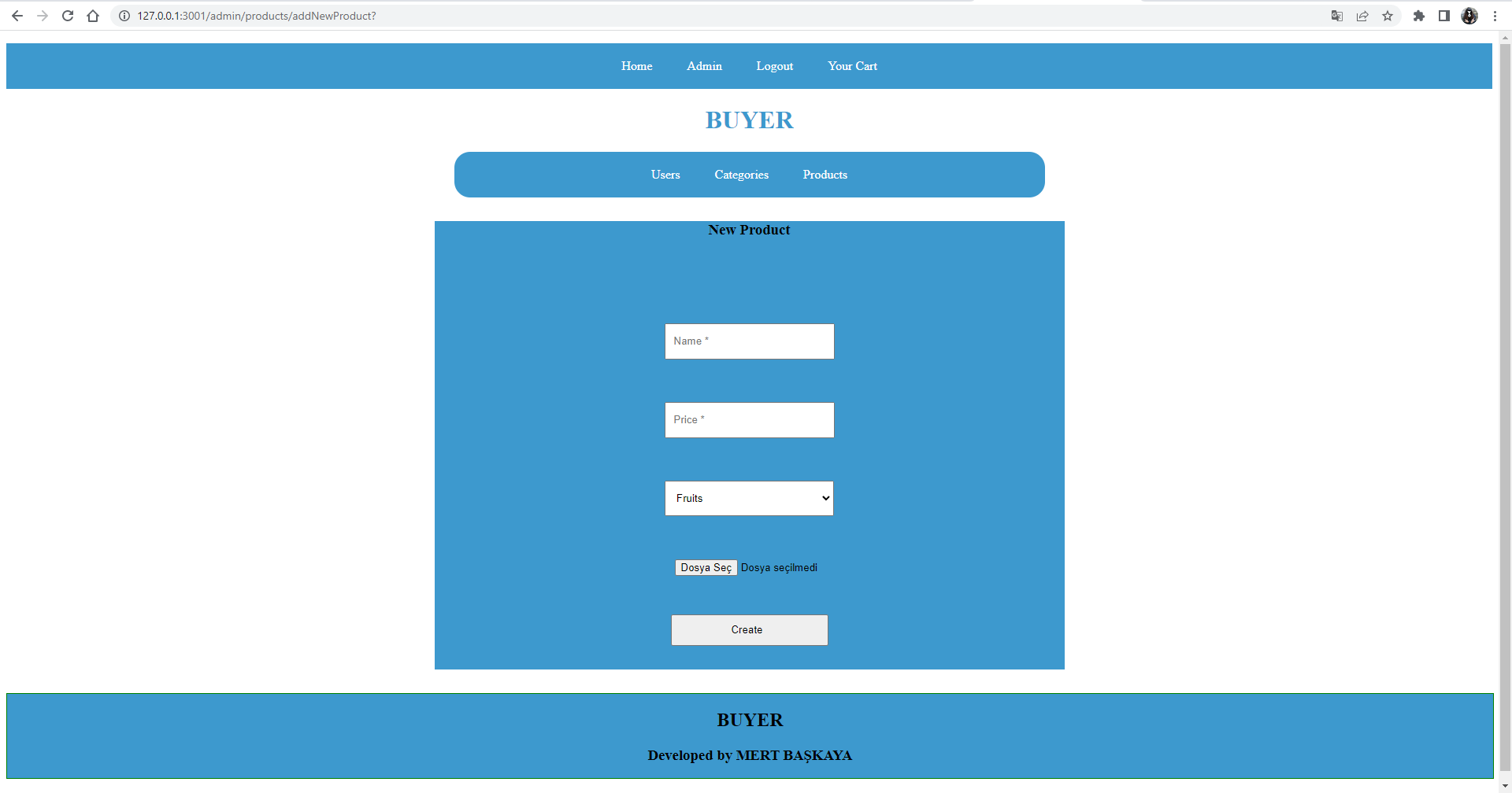 GitHub - baskayamert/Buyer: An E-commerce Web Application
