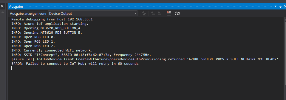 IoT Hub Sample. Failed to connect to Iot Hub. · Issue #92 · MicrosoftDocs/azure-sphere-issues ...