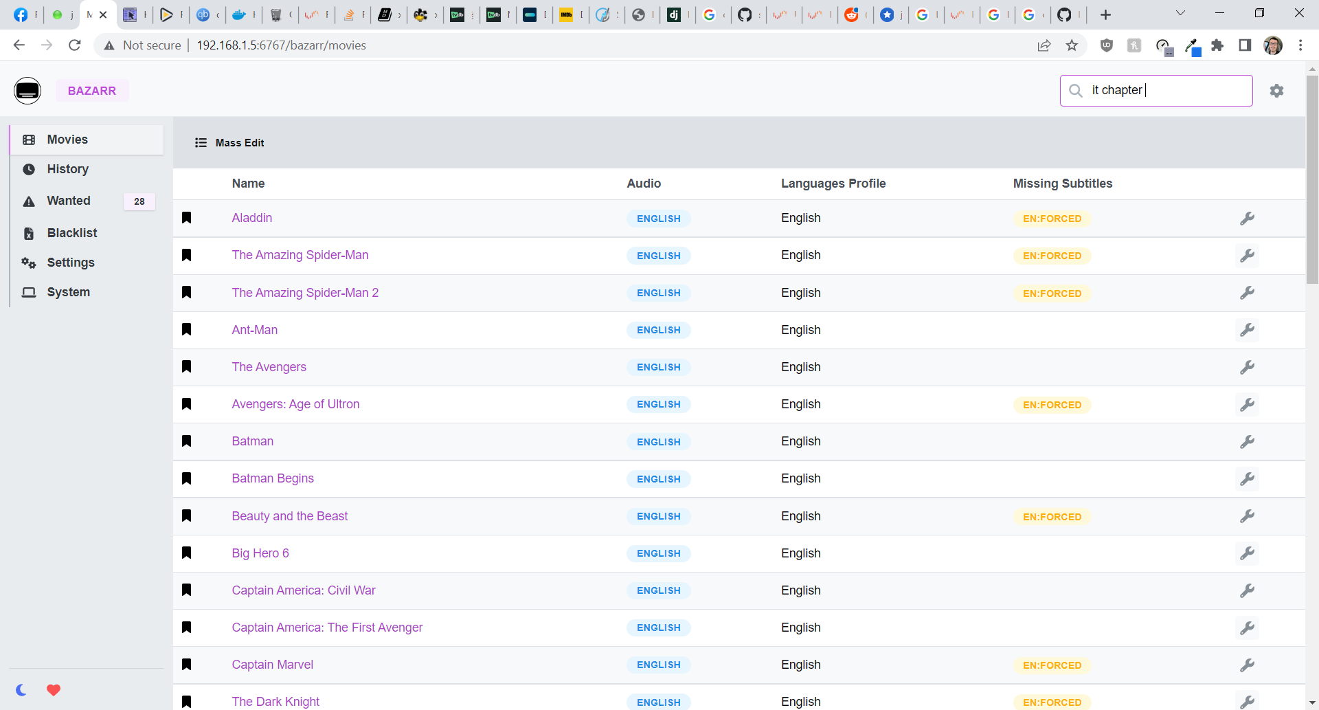 Top right hand corner search bar stopped working · Issue #1975 · morpheus65535/bazarr · GitHub