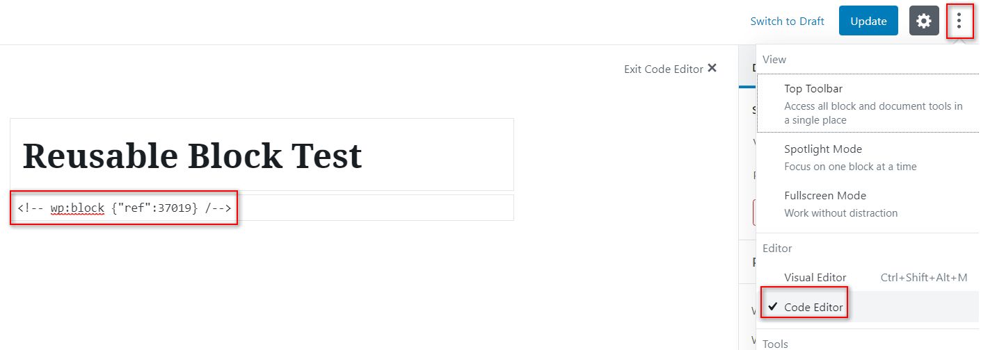 500 error and 'Reusable' tab disappears when a reusable block is embedded into itself · Issue ...