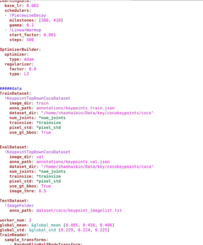 训练TinyPose时开启--eval参数，出现问题 · Issue #5001 · PaddlePaddle/PaddleDetection · GitHub