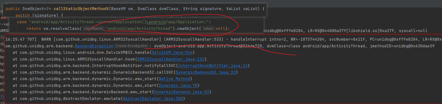 **java.lang.UnsupportedOperationException: android/app/ActivityThread->currentApplication ...