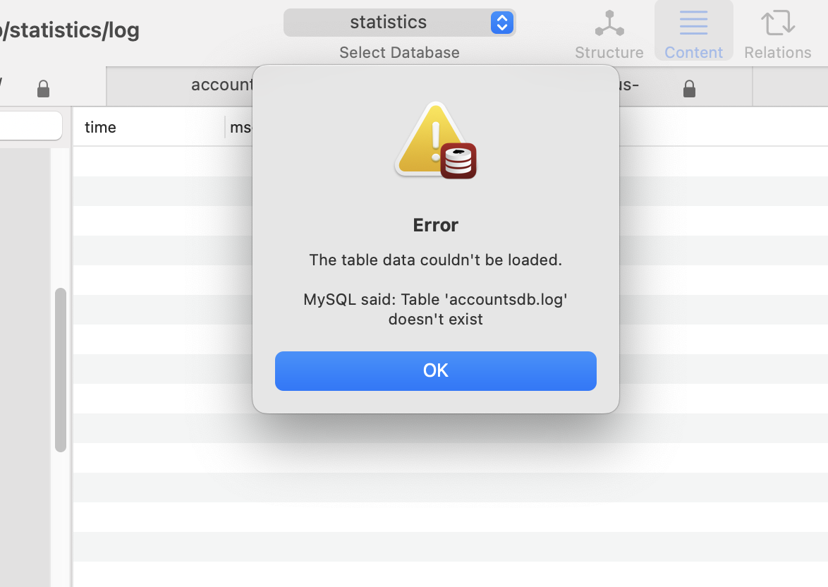 Database Reverts To Default After Reconnect · Issue 1594 · Sequel Ace Sequel Ace · Github