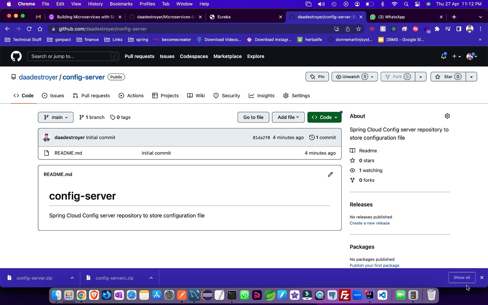 GitHub - daadestroyer/Build-Microservices-using-Spring-Boot-and-Spring-Cloud