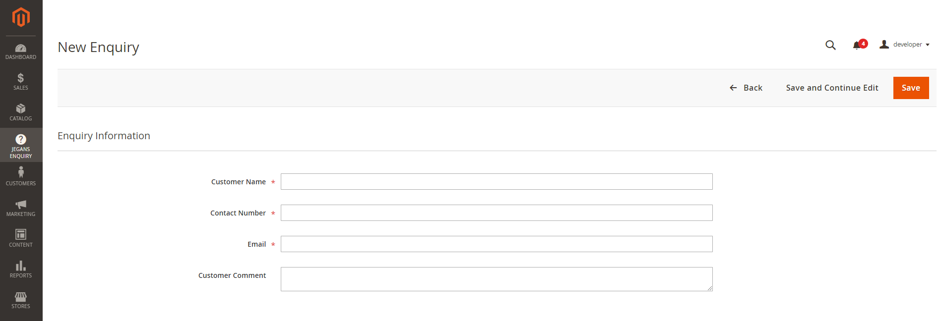GitHub - jeyaramanjegan/customer-enquiry-management