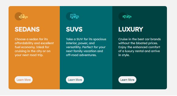 GitHub - mercymugambi/3-column-card-component-Challenge: This was a coding challenge for ...