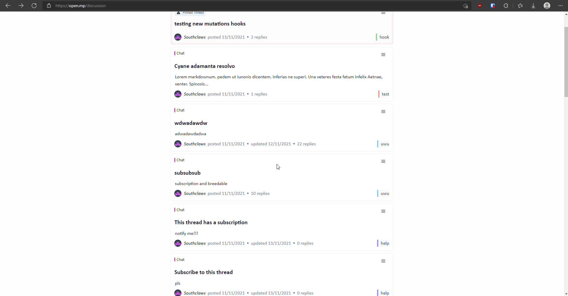 Pagination indexing error · Issue #500 · openmultiplayer/web · GitHub