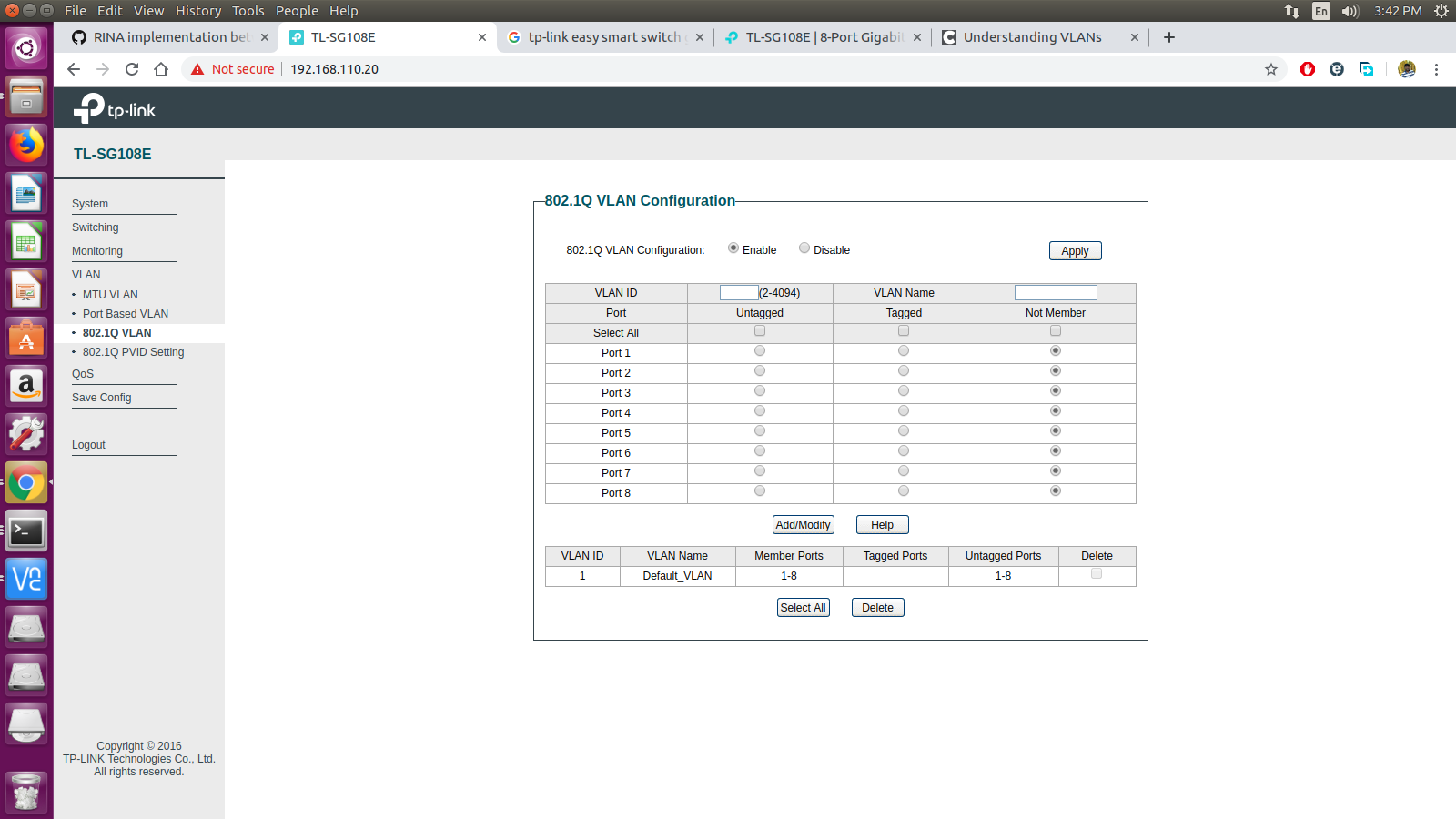 RINA implementation between two systems connected by a vlan compatible switch · Issue #1282 ...